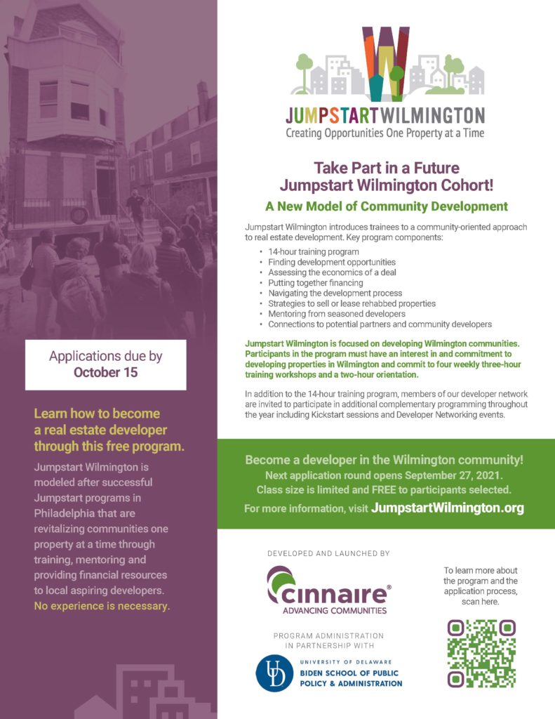 Coming Soon – New Jumpstart Wilmington Application Round Opens 9/27/21 ...